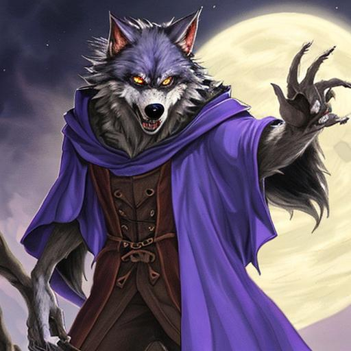 werewolf dressed as a wizard | OpenArt