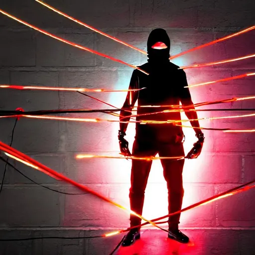 Full length photorealistic photo of A ninja holding... | OpenArt