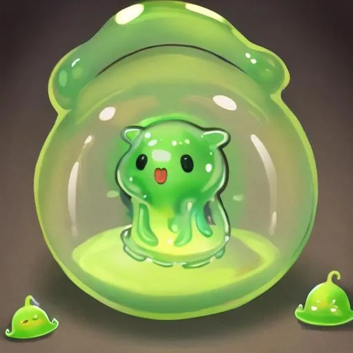 A Cute medium sized slime | OpenArt