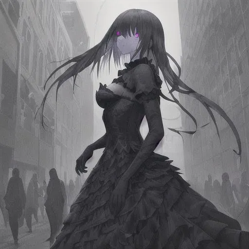 Generate a haunting and mysterious artwork, drawing... | OpenArt