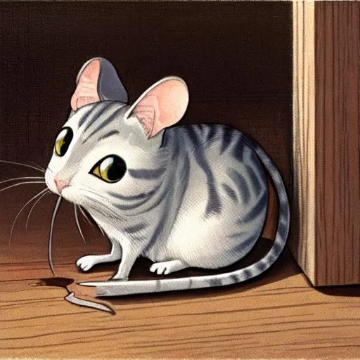 He had a crooked cat who had a crooked mouse