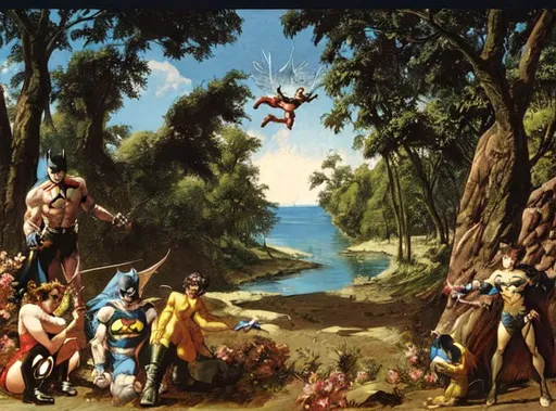 classic style painting like rembrandt, vermeer, van...