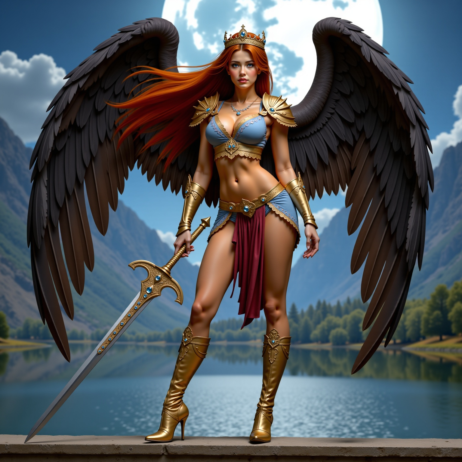 @A2mqLKVQiMwDbkPsm0Zm Scottish Angel wearing a glori...