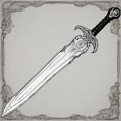 Create me a simple straight short sword that looks l... | OpenArt