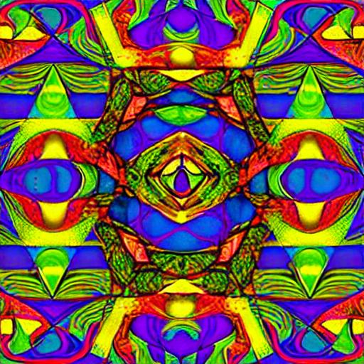 dmt elves, dmt, elves, geometric, trippy, hallucinog... | OpenArt