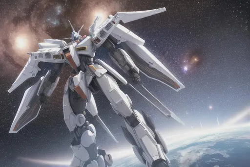 Epic view of a Sci-fi Sci-fi{{Symmetrical Giant Mech... | OpenArt