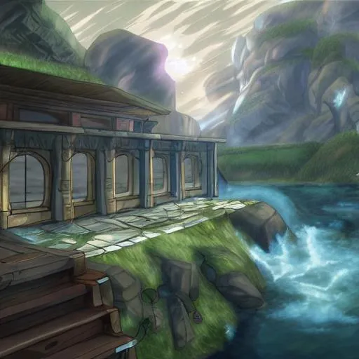 Myst the game in anime style art | OpenArt