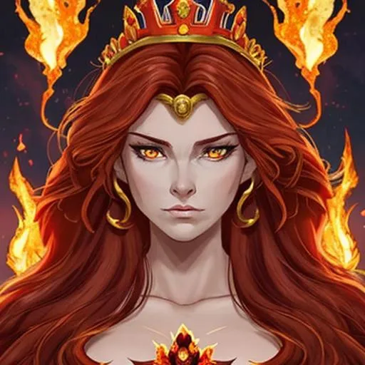 Goddes of fire and war