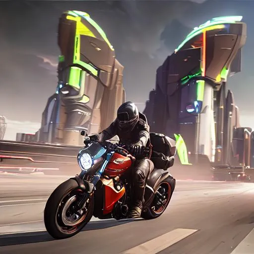 4k, hyperdetailed, full body, slick design,riding a...