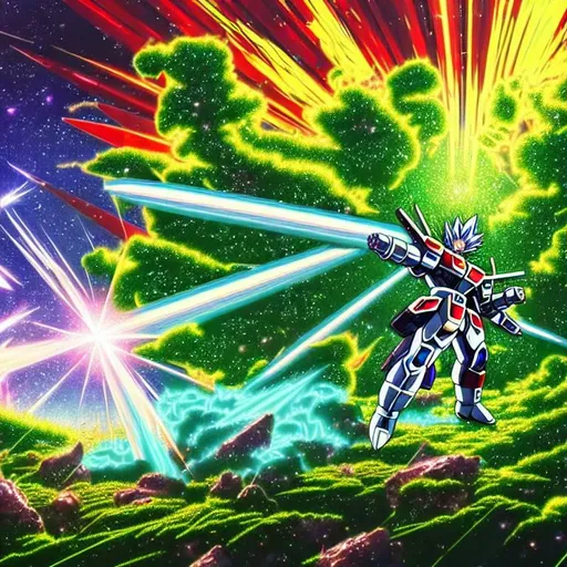 explosion of crystals and earth apocalypse, symmetri... | OpenArt