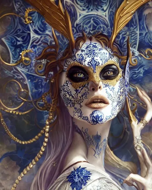 Insanely detailed oil painting of an elaborate and e... | OpenArt