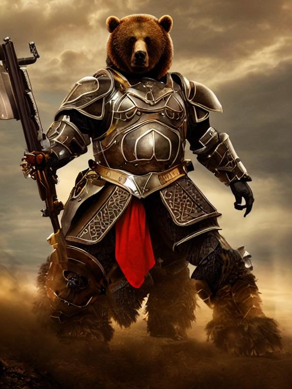Armored bear