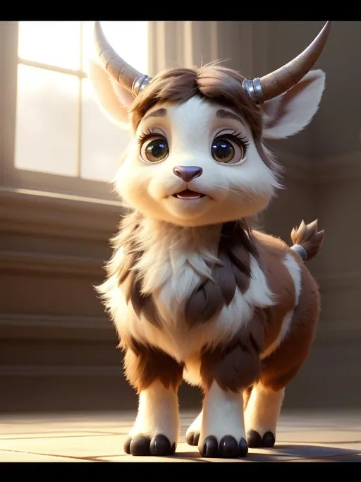 Disney Pixar, exquisite new character, cute minotau...