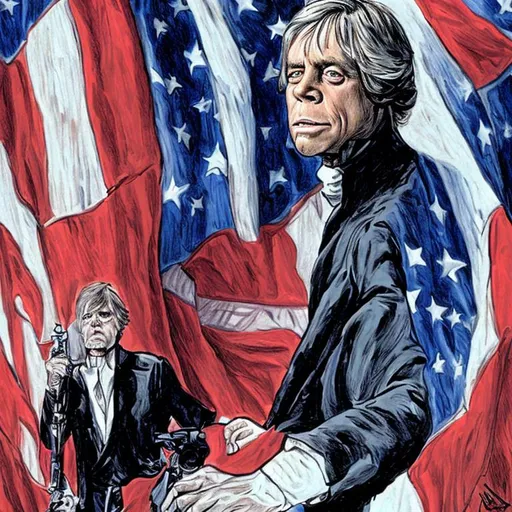 Luke Skywalker as president of the United States | OpenArt