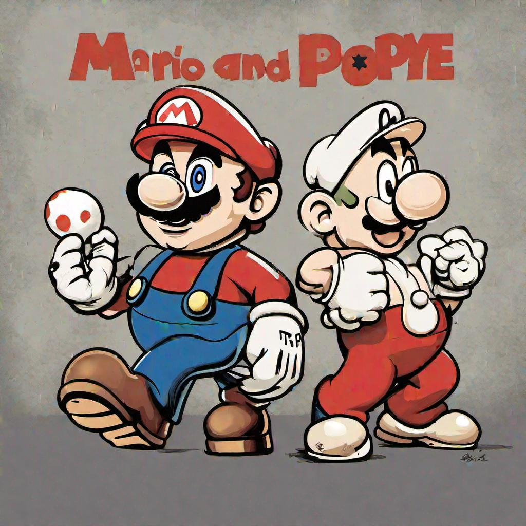 Super Mario und Popeye