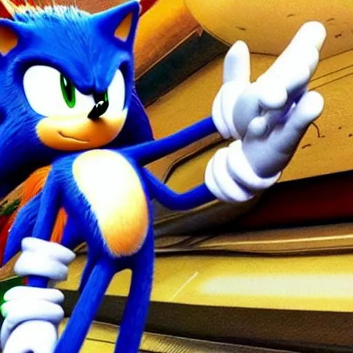 Realistic Sonic the Hedgehog | OpenArt