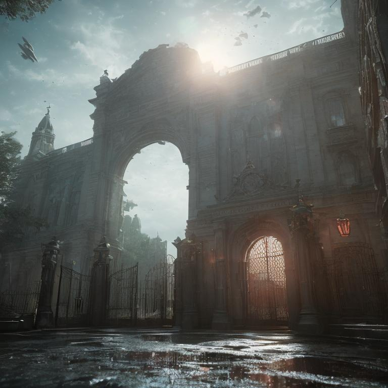 Tory Gate in space, beautiful, cinematic | OpenArt