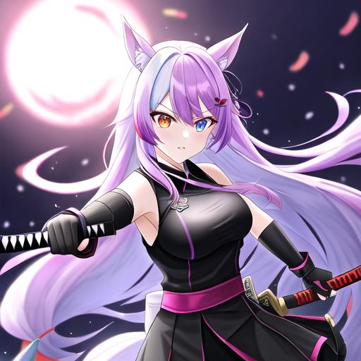 Haley as a demon (multi-color hair) (multi-color ey... | OpenArt