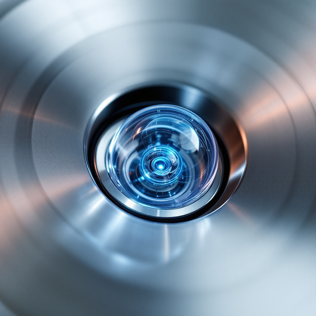 A yo yo with a built-in gyroscope, transparent