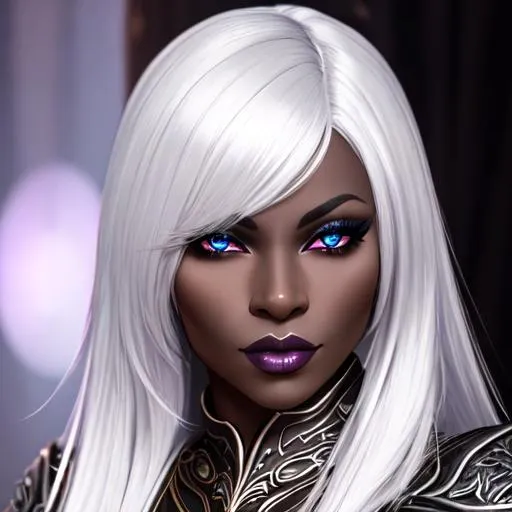 Woman, pathfinder, drow, dark elf, stunning, gorgeou... | OpenArt
