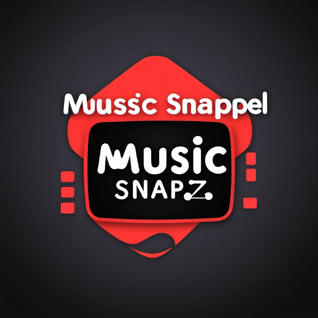 Make YouTube channel name :- Music Snapz logo make