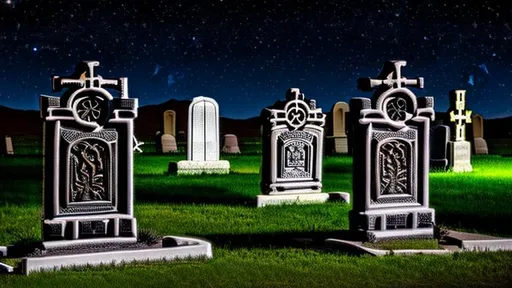 Old West graveyard at night, Midnight Lighting, Phot... | OpenArt
