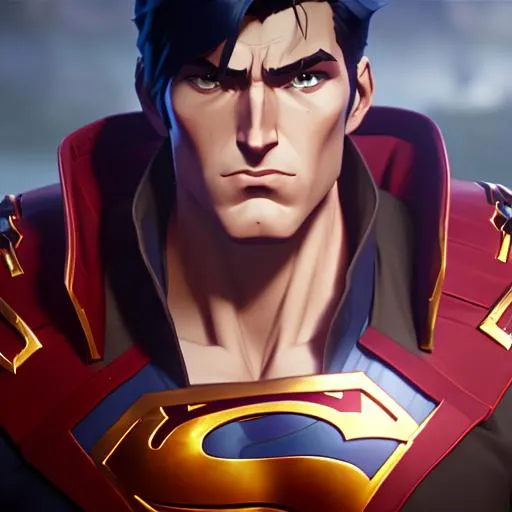 Samurai armor Superman anime artstyle | OpenArt