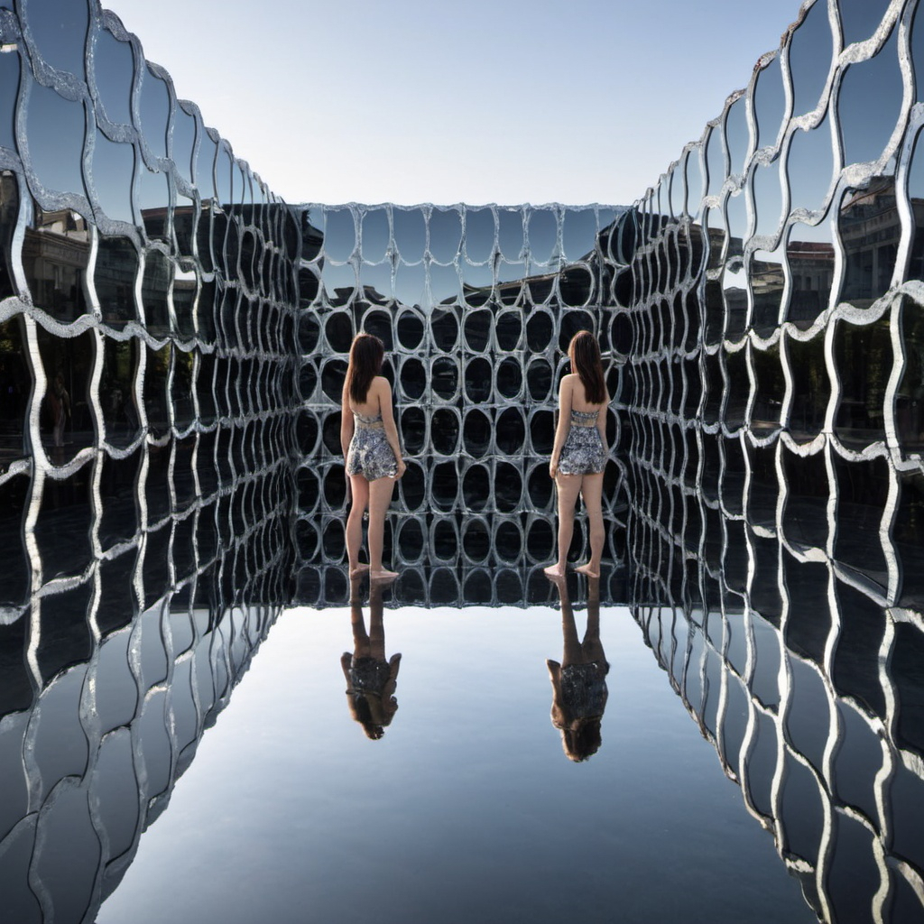infinity pool of mirrors