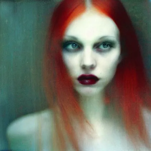 out of focus photorealistic portrait of a beautiful... | OpenArt