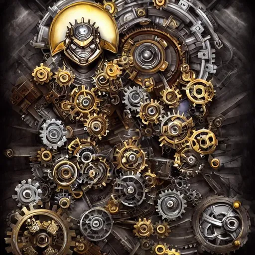 mechanical gear god | OpenArt