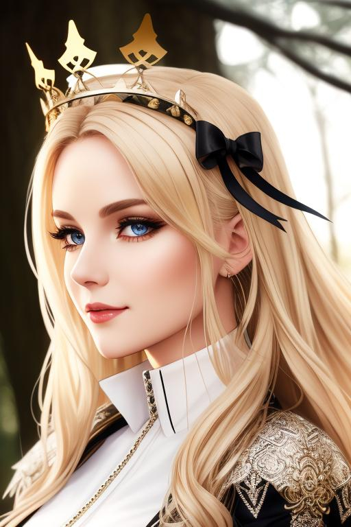 cinematic full body view of gorgeous blonde lady(bea...