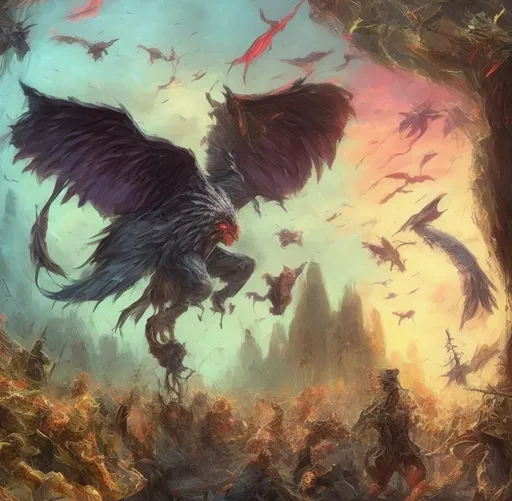 Phoenix Flying In The Sky Super Detailed Detail Hy Openart