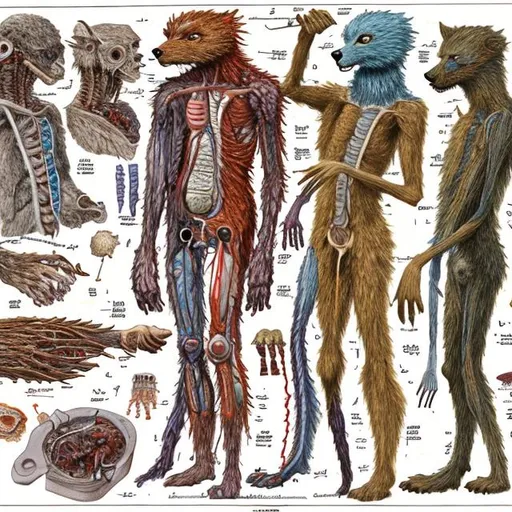 human dissecting furry