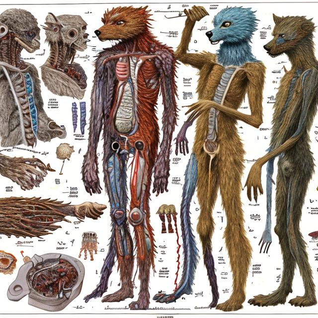 human dissecting furry