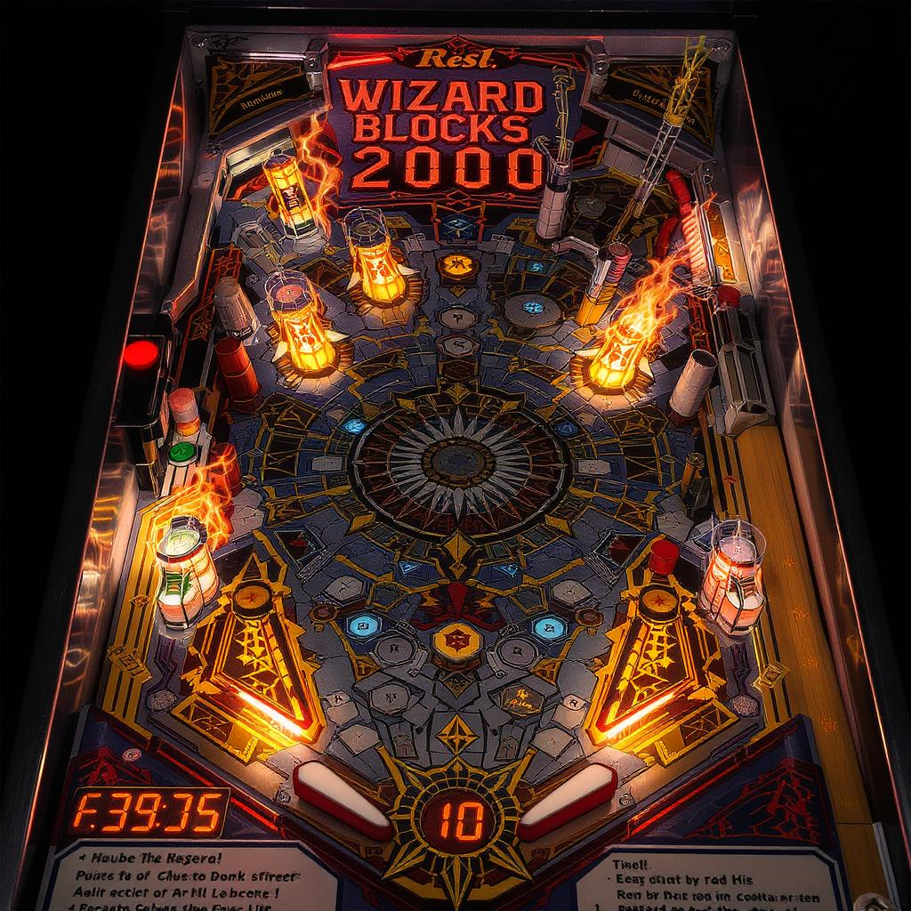 Wizard blocks pinball 2000