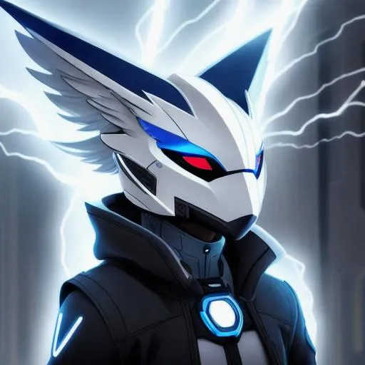 a male protogen fursona, well drawn, masterfully dra... | OpenArt