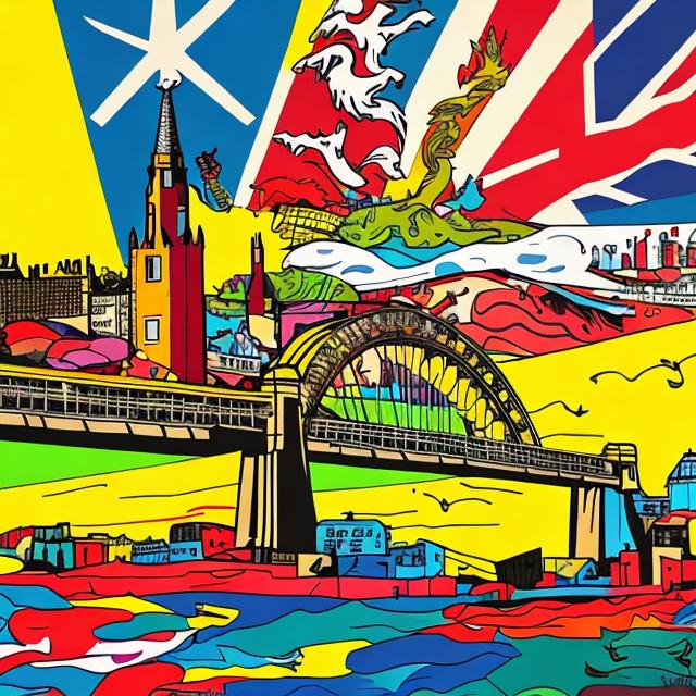 Pop art of Newcastle england | OpenArt