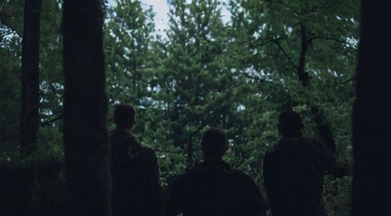 3 men looking up behind me | OpenArt