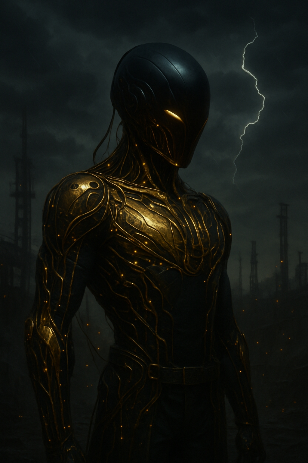 The being has turned completely into a machine. It h...