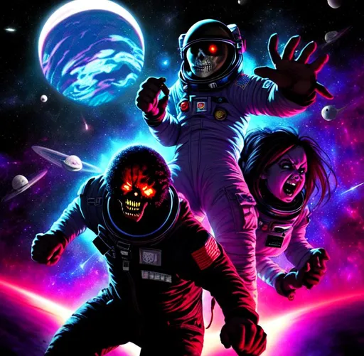 Terror in space rage dark | OpenArt