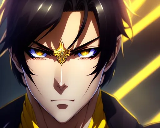 Close-up portrait of a {male}, male, guy, symmetrica... | OpenArt