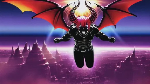 Demons skydiving, demons, skydiving, demons falling... | OpenArt