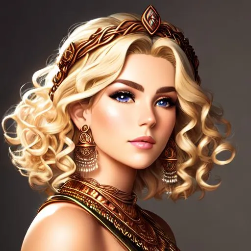 Stone age Fantasy alt tribal primitive woman, profil... | OpenArt