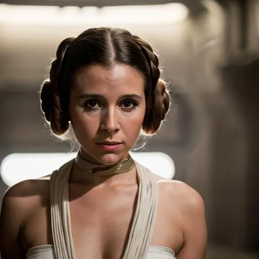 RAW photo, realistic photo of princess Leia from Sta... | OpenArt