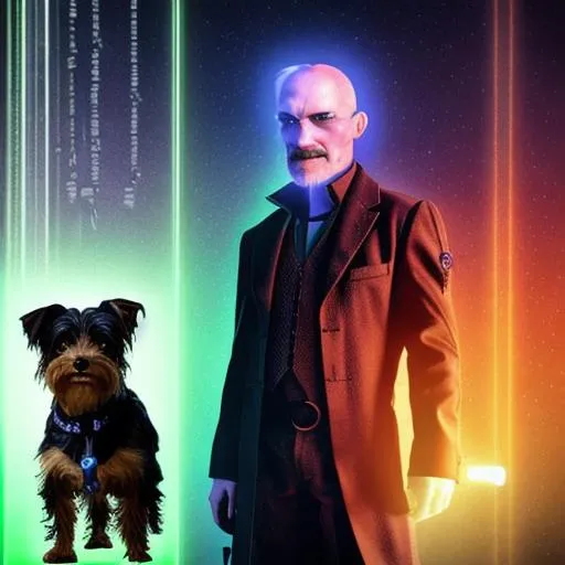 image of cyborg Thomas hobbes with mutant yorkie ter... | OpenArt