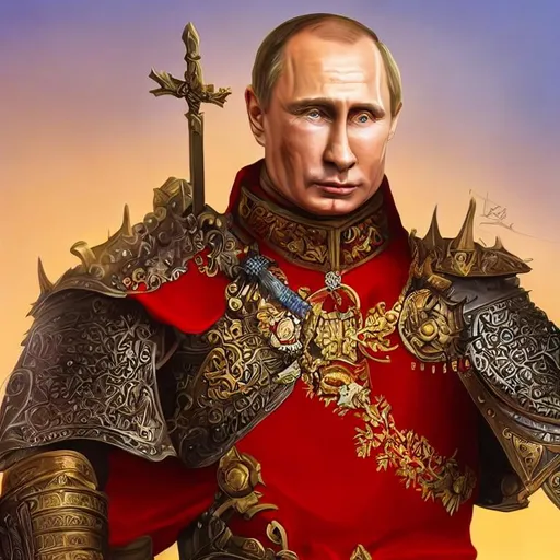 fantasy detailed illustration Vladimir Putin, Russia... | OpenArt