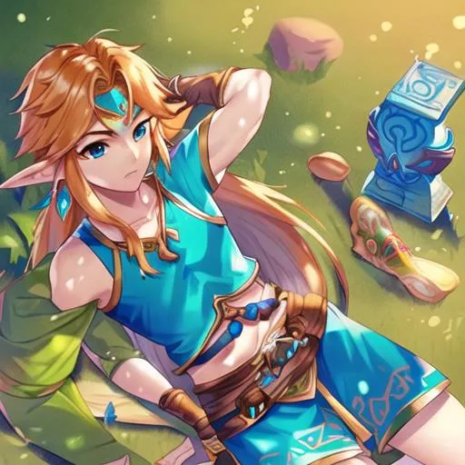 Link from Breath of the Wild, Gerudo outfit