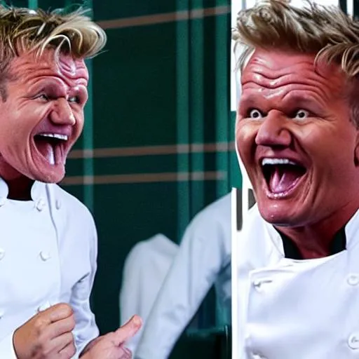 gordon ramsay laughing | OpenArt