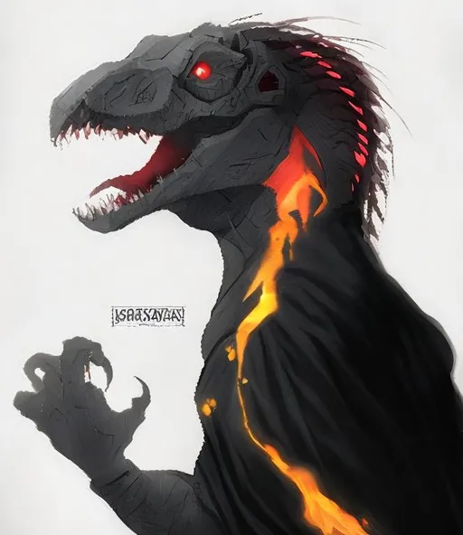 Glowing red and black | OpenArt