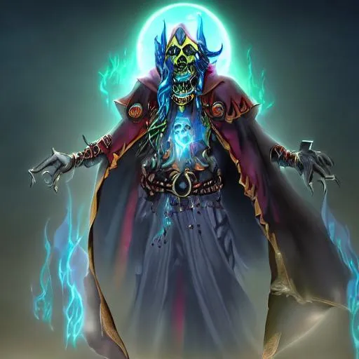 Super realistic necromancer in lich form | OpenArt
